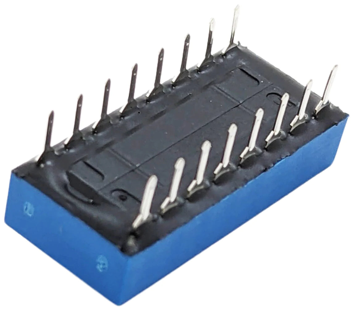 DIP Switch with 8 Switches, 16-Pin, SPST, Blue Color, 21.6mm x 9.7mm x – Electronix Express