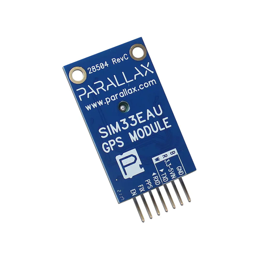 Parallax SIM33EAU 3.3-5V GPS Module – Electronix Express