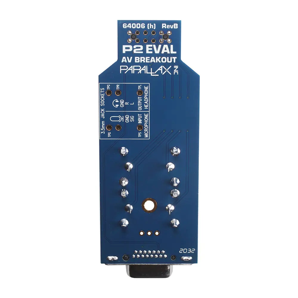 Parallax P2 Eval AV Breakout Add-on Board – Electronix Express