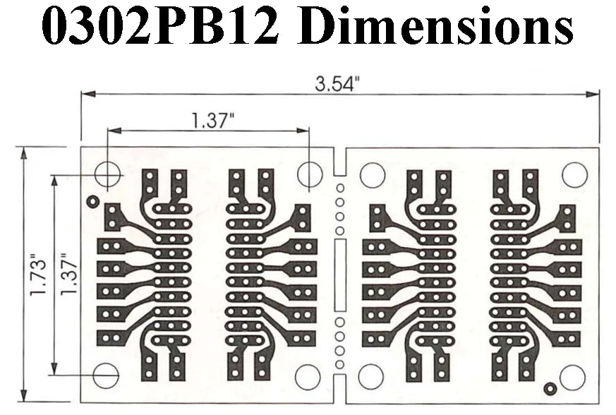 Prototyping Breadboards, 3.6" x 1.7" (Model PB-12) – Electronix Express