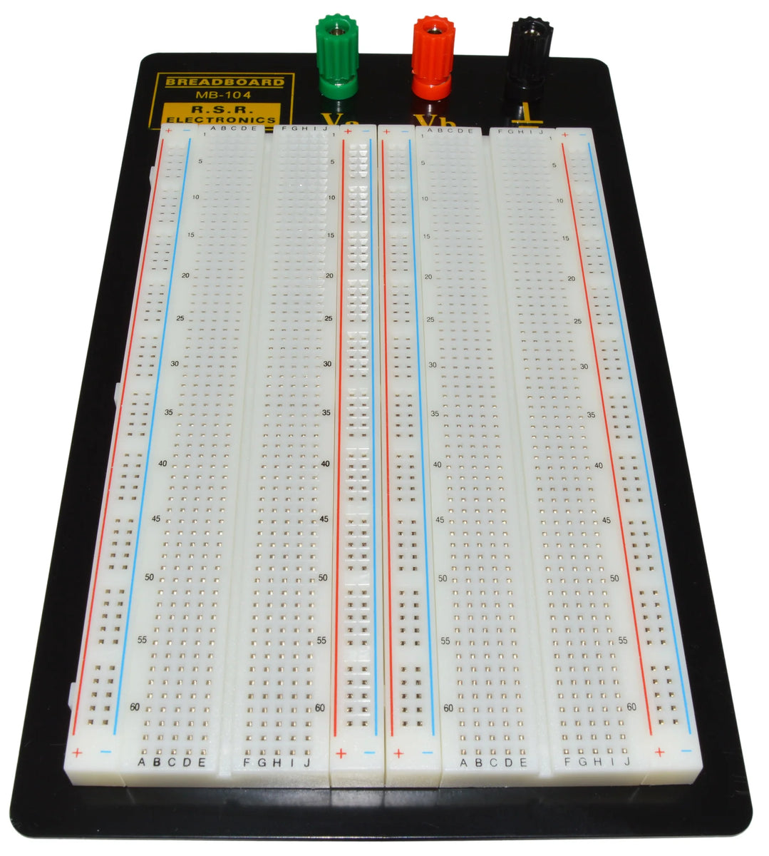 Premium Solderless Breadboard, 1,660 Contact Points and 3 Binding Post ...
