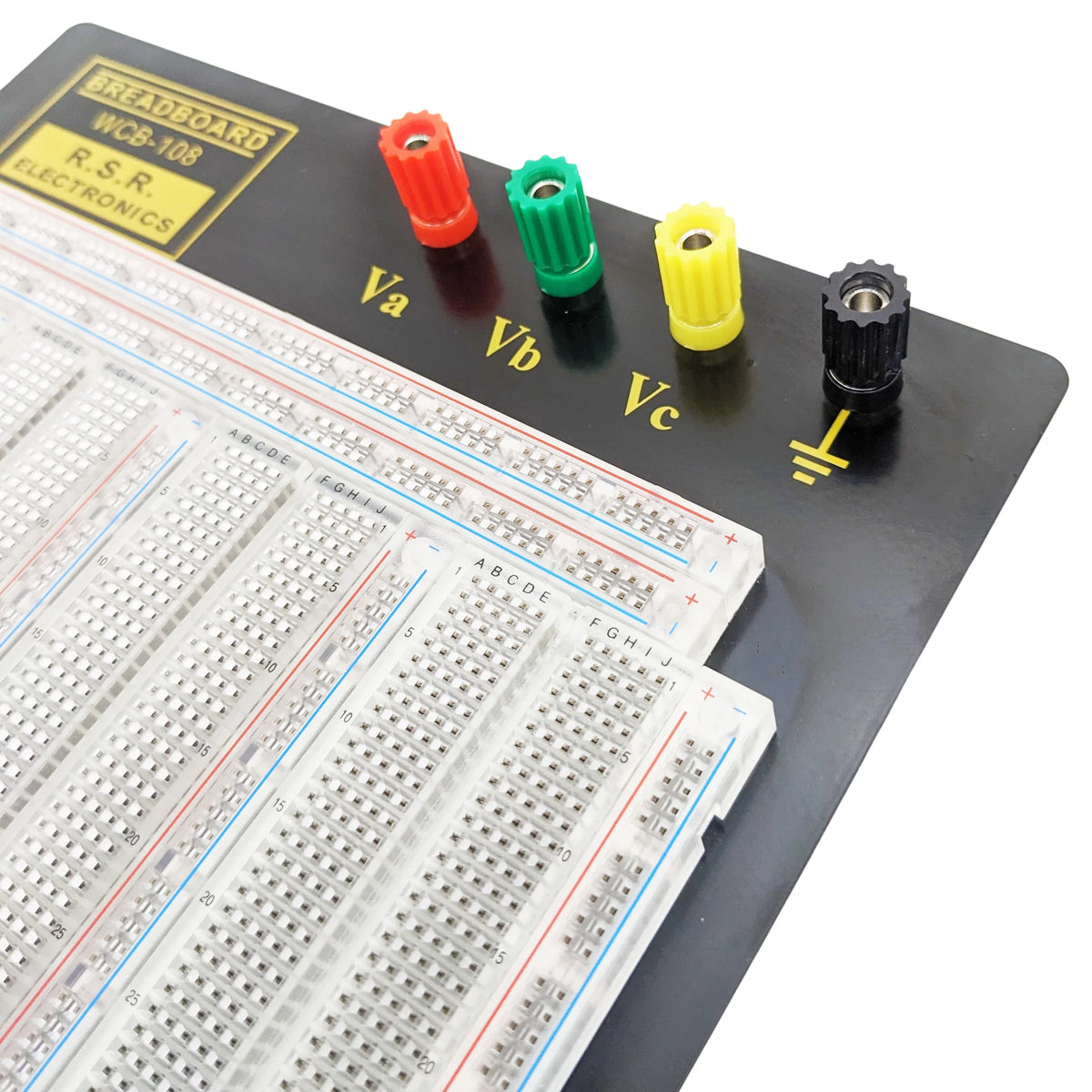 Premium Solderless Clear Breadboard with 3,220 Tie Points, 4 Binding P ...
