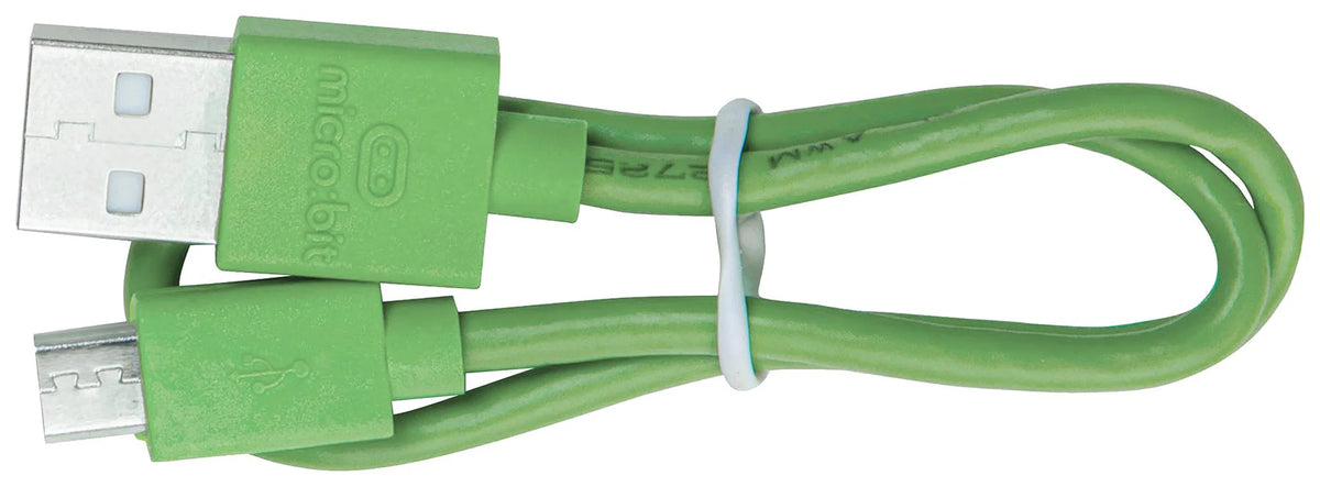 Green 11.8-inch USB Type A Male to Micro Type B Male USB Cable - Compa ...