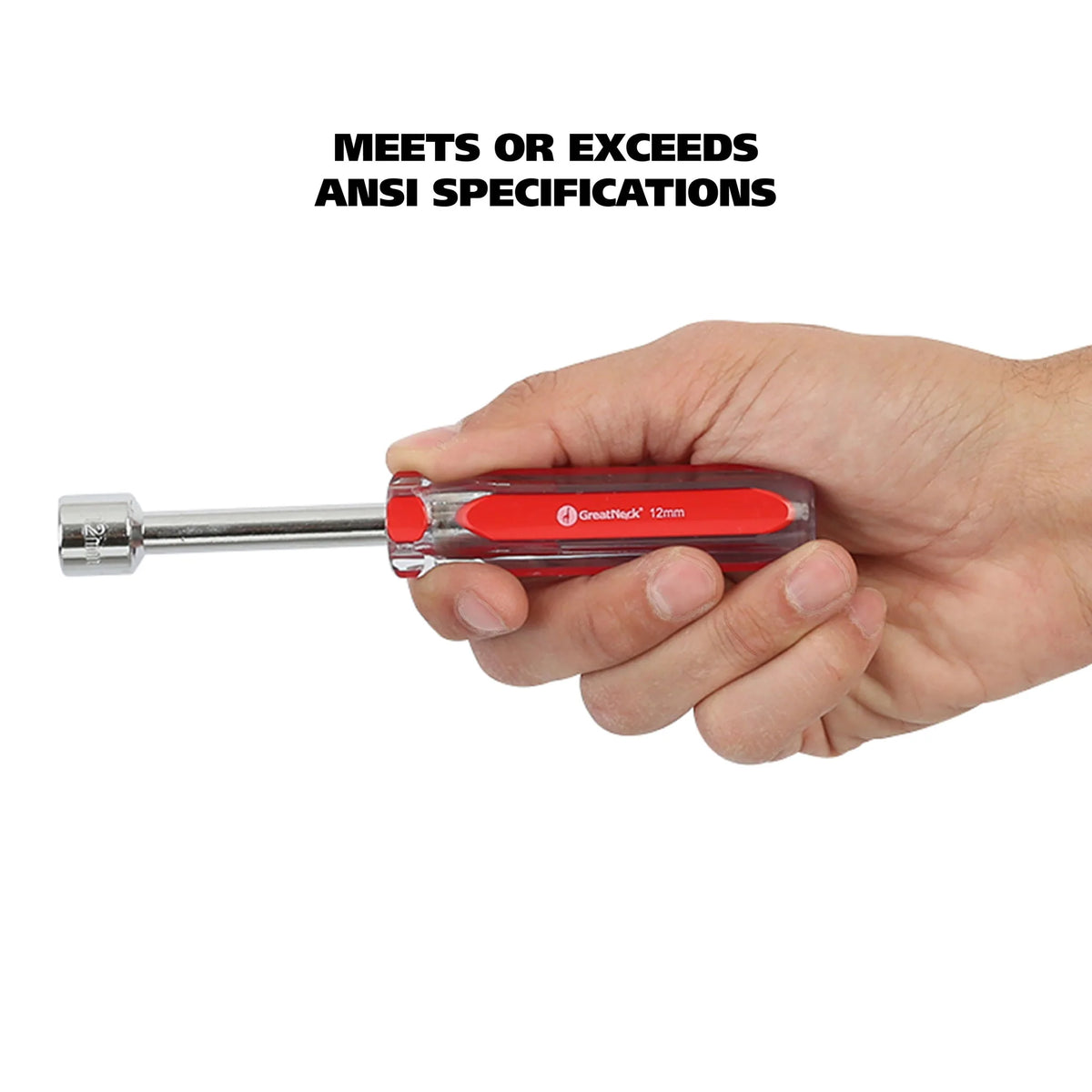 GreatNeck 7 Piece Metric Professional Nut Driver Set, Metric Nut Drive ...