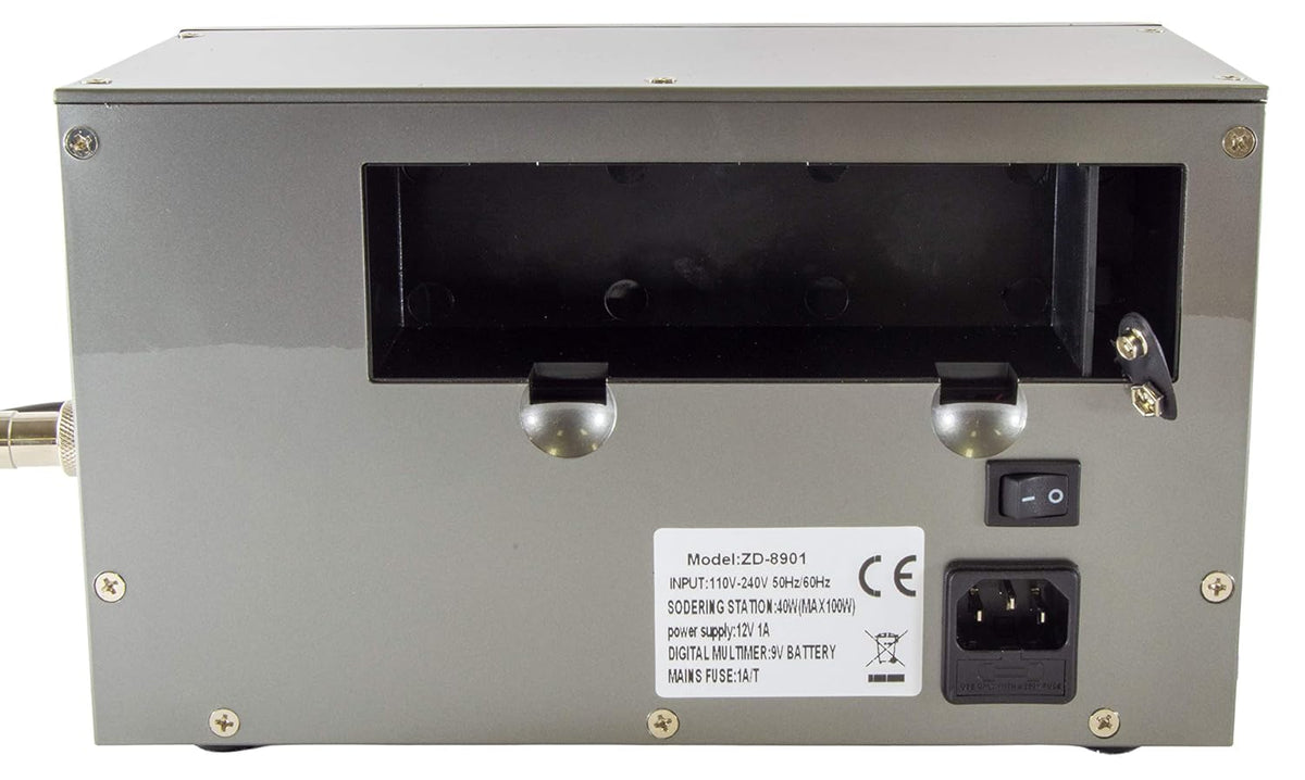 ZD-8901 Soldering Station with Digital Multimeter and DC Power Supply ...