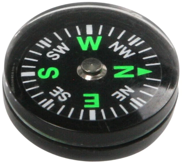 20mm Button Compass for DIY Paracord Survival Bracelets, Camping, Hiki ...