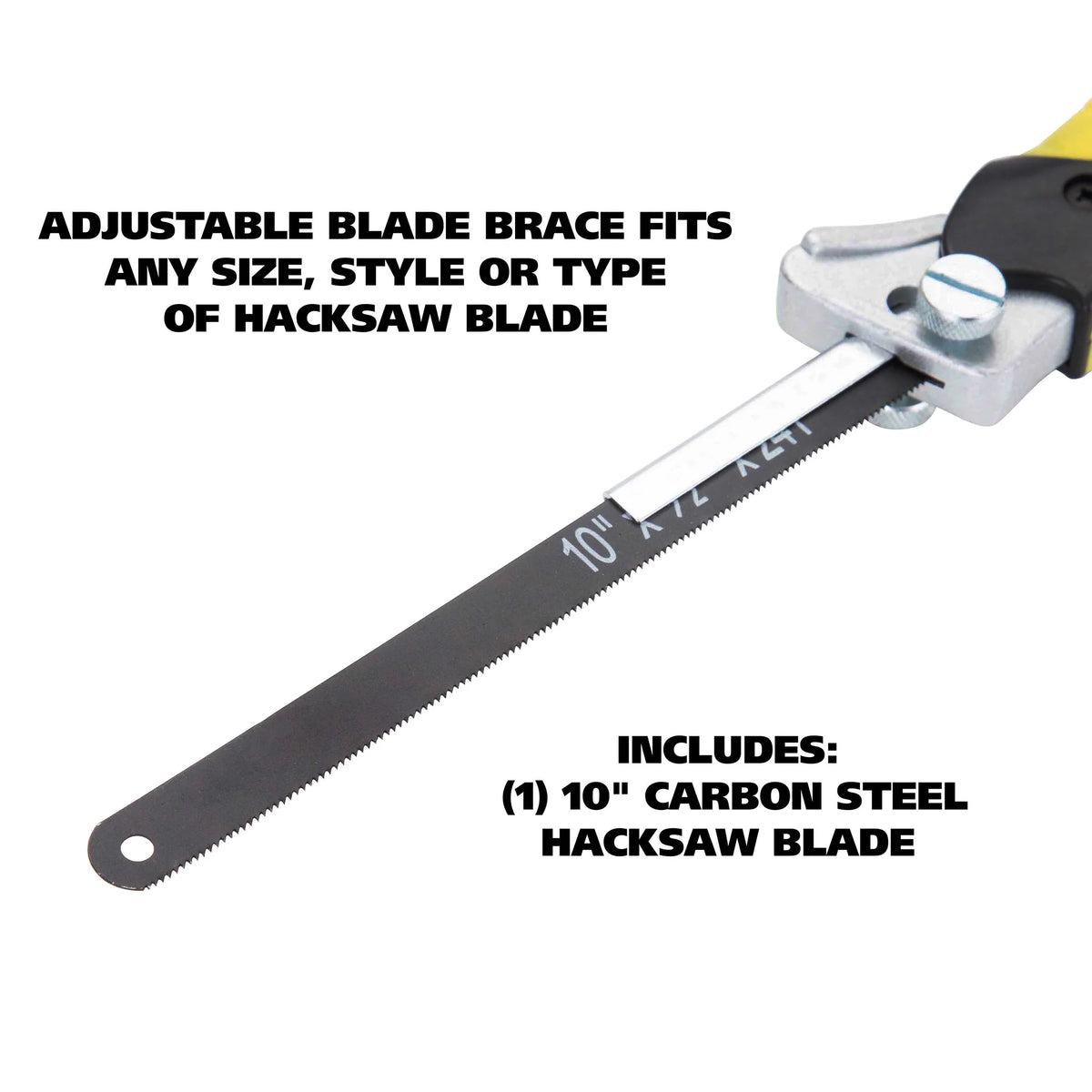 GreatNeck True Close Quarter Hacksaw | Cut Through Wood, PVC, Foam, Br ...