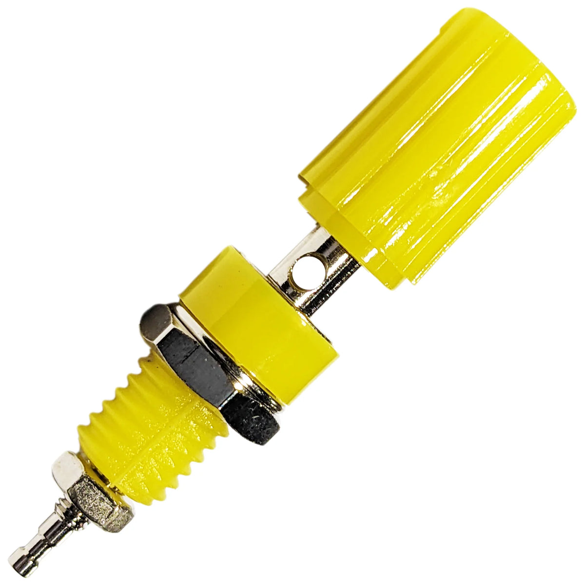 Yellow 5-Way Binding Post, Insulated, Accepts Banana Plug or Spade Lug ...