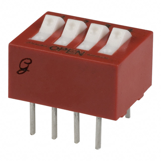 DIP Switch, SPS Rocker Style, 4 Positions, 150mA 30VDC – Electronix Express