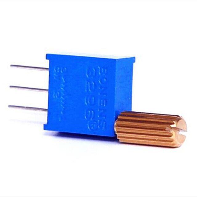 1K Ohms Trimmer Potentiometer Cermet With Long Handle, 3296W Seires To ...