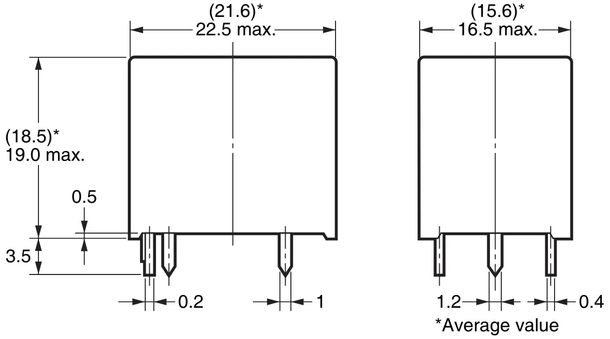 General Purpose Relay SPDT (1 Form C) 24VDC Coil Through Hole ...