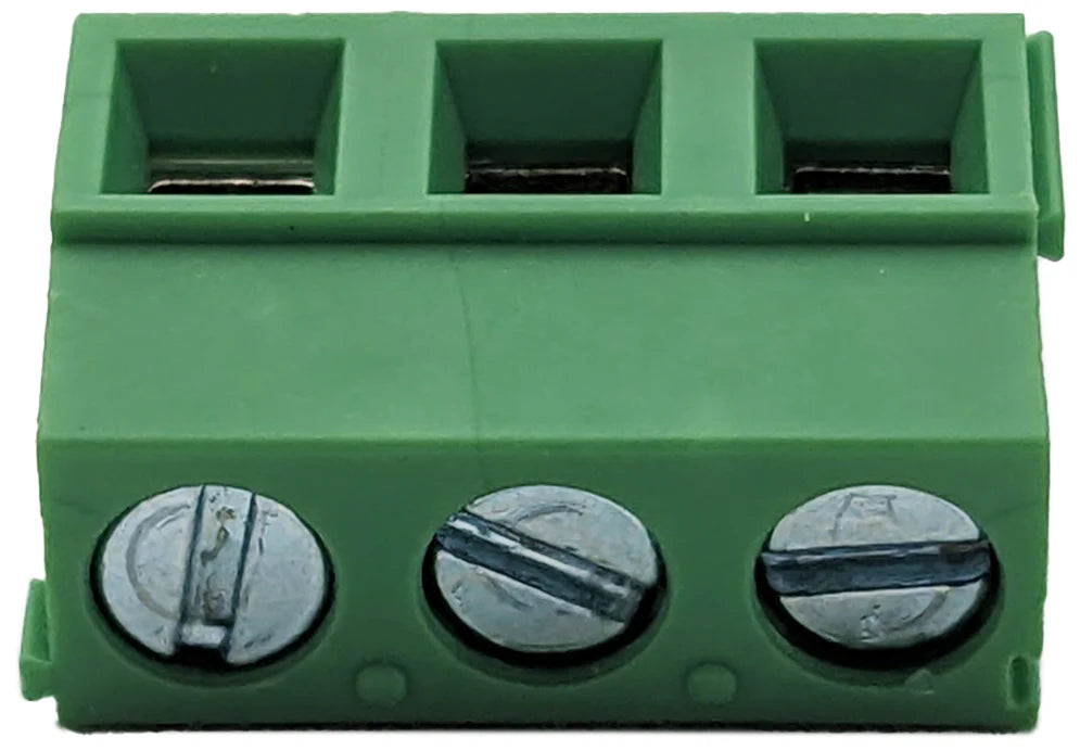 Vertical 3 Position Wire to Board Terminal Block, Side Entry, Screw Ty ...