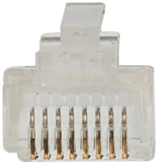 10 Pack RJ45-8 Modular Plugs, 8P8C, UTP Stranded – Electronix Express