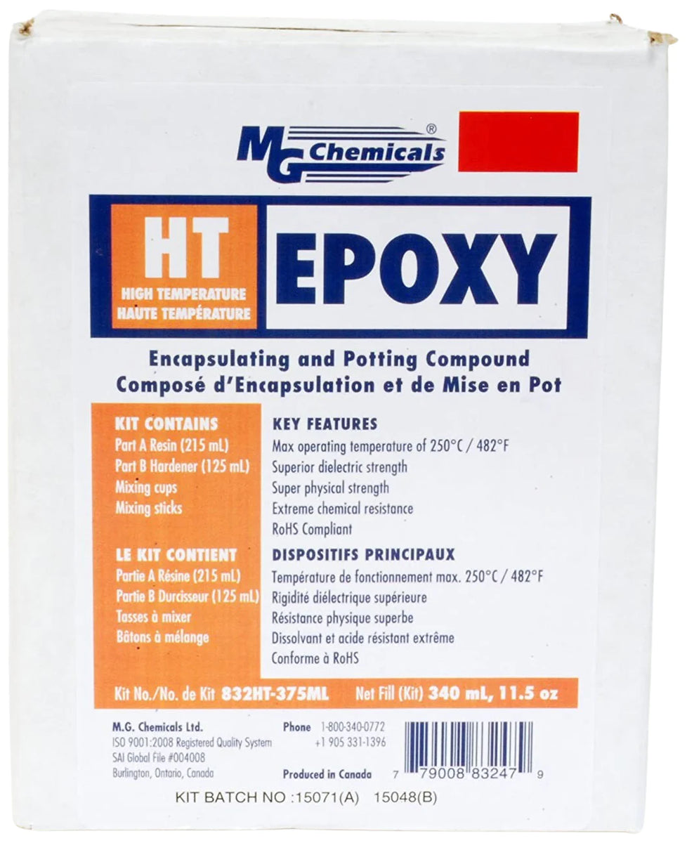 High Temperature Black Epoxy Encapsulating and Potting Compound, 11.5 ...