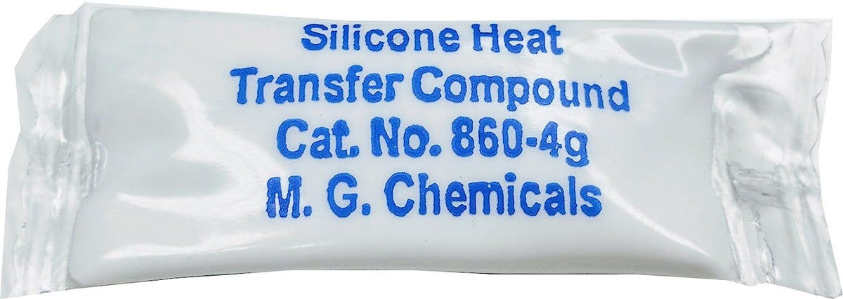MG Chemicals Silicone Heat Transfer Compound, 4g Packs - 100 per Tub ...