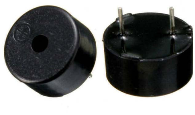 Piezo Buzzer, Small PC Leads, 0.9" Diameter x 0.25" Height @80dB, 2-30 ...