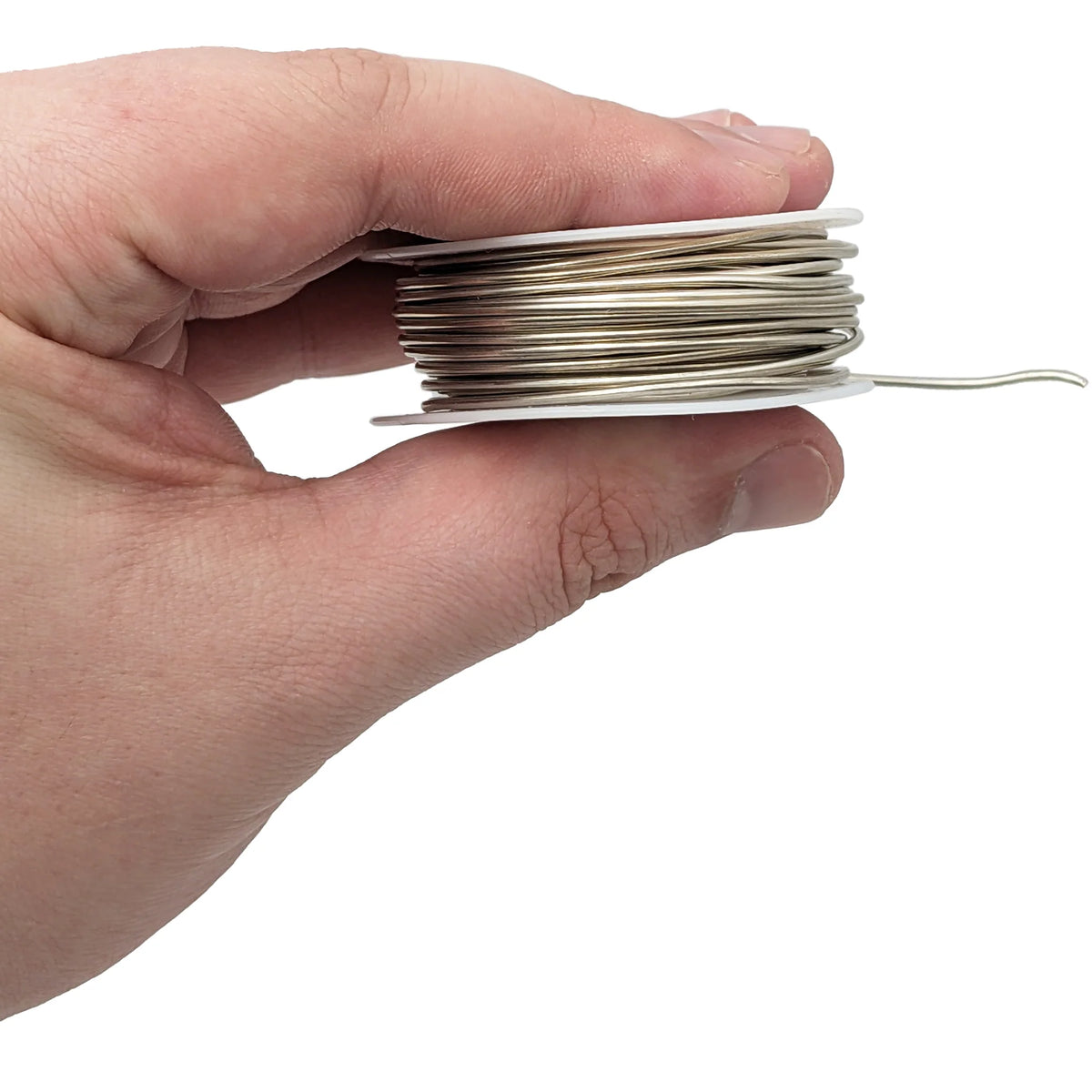 25 Feet 16 Gauge Silver Color Tinned Copper Crafting Wire, Uninsulated ...