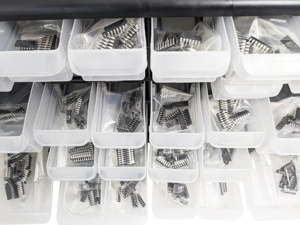 420 Piece 74LS Series IC Assortment Kit with 35 Types of Low-Power Sch ...