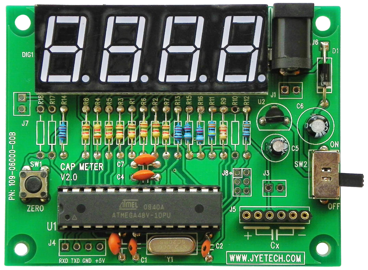 Easy To Use & Economical DIY Capacitance Meter Soldering Practice Kit ...
