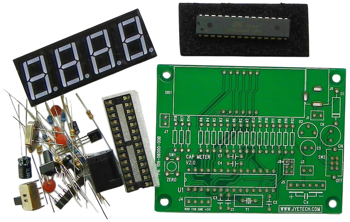 Easy To Use & Economical DIY Capacitance Meter Soldering Practice Kit ...
