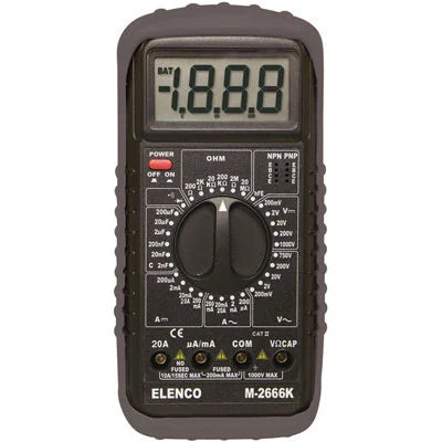 Elenco 3.5 Digit Digital Multimeter Kit, Soldering Required ...