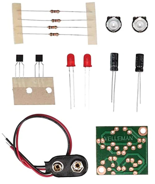 Velleman MK102 Flashing LEDs Soldering Practice Kit – Electronix Express