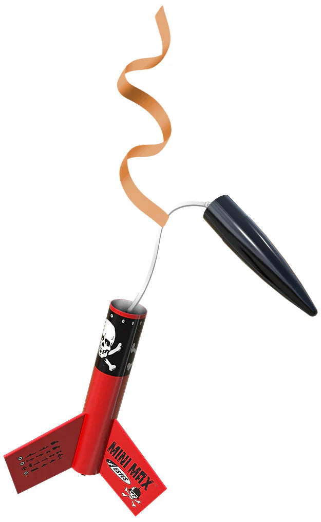 Estes Mini Der Red Max Model Rocket Launch Set, Intermediate Skill Lev ...