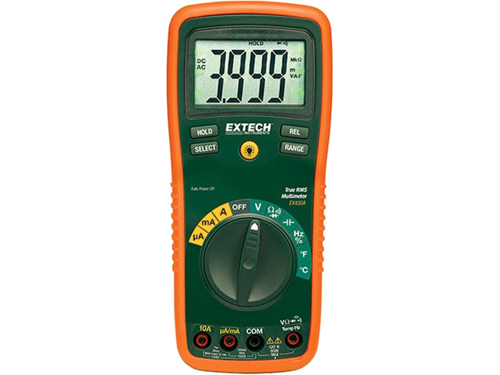 Extech EX430A - 11 Function True RMS Professional Multimeter ...