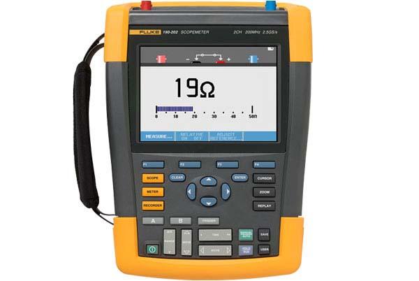 Fluke 190-202 ScopeMeter 200MHz with SCC-290 kit – Electronix Express
