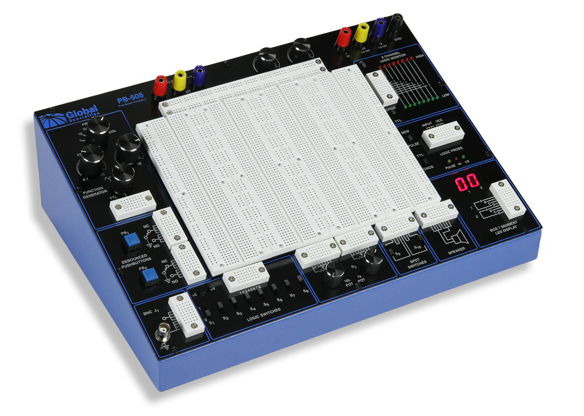 Global Specialties PB-505: Deluxe Analog & Digital Design Trainer ...