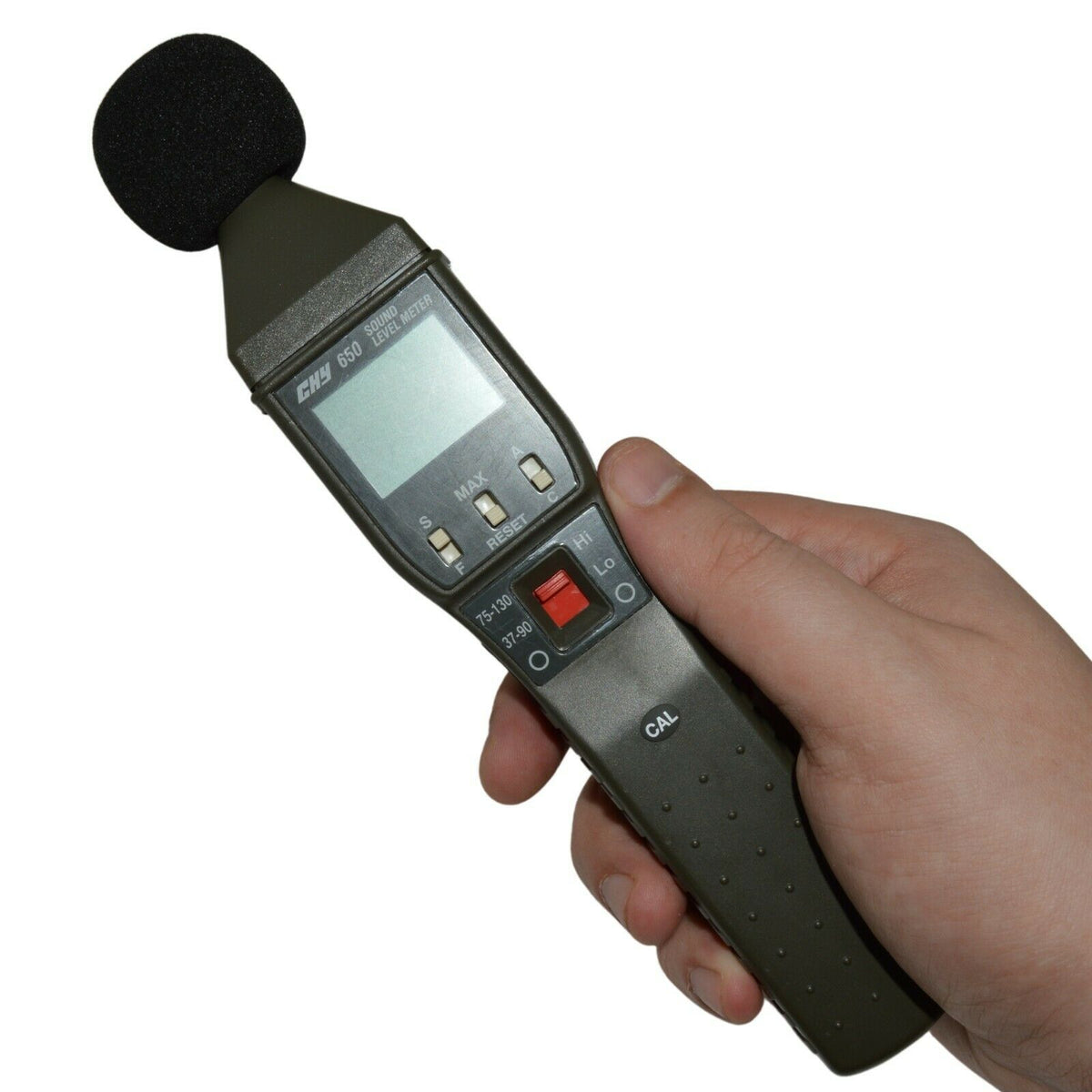 Sound Level Meter Type 2, 3 1/2 Digit, A & C Frequency Weighting, F ...