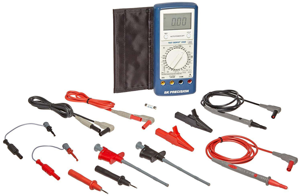 BK Precision Digital Multimeter with Advanced Test Lead Kit ...