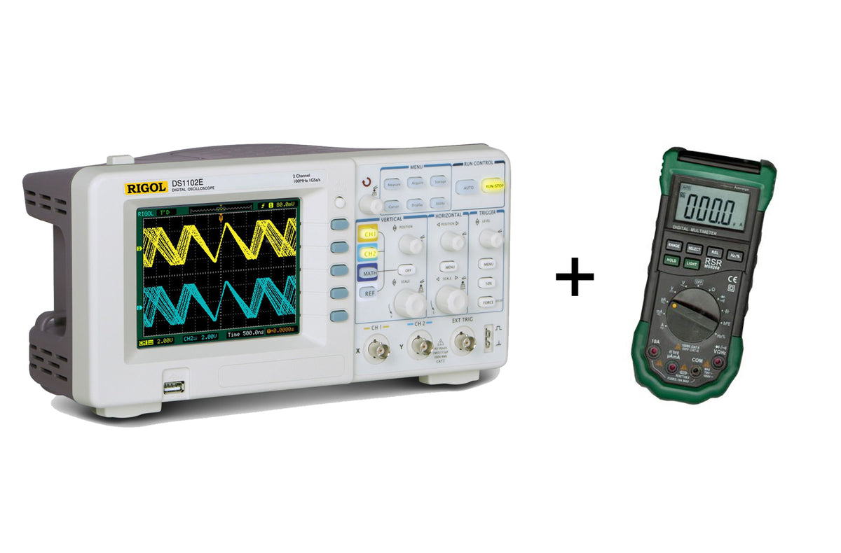 Rigol 100 MHz Digital Oscilloscope with Multimeter – Electronix Express