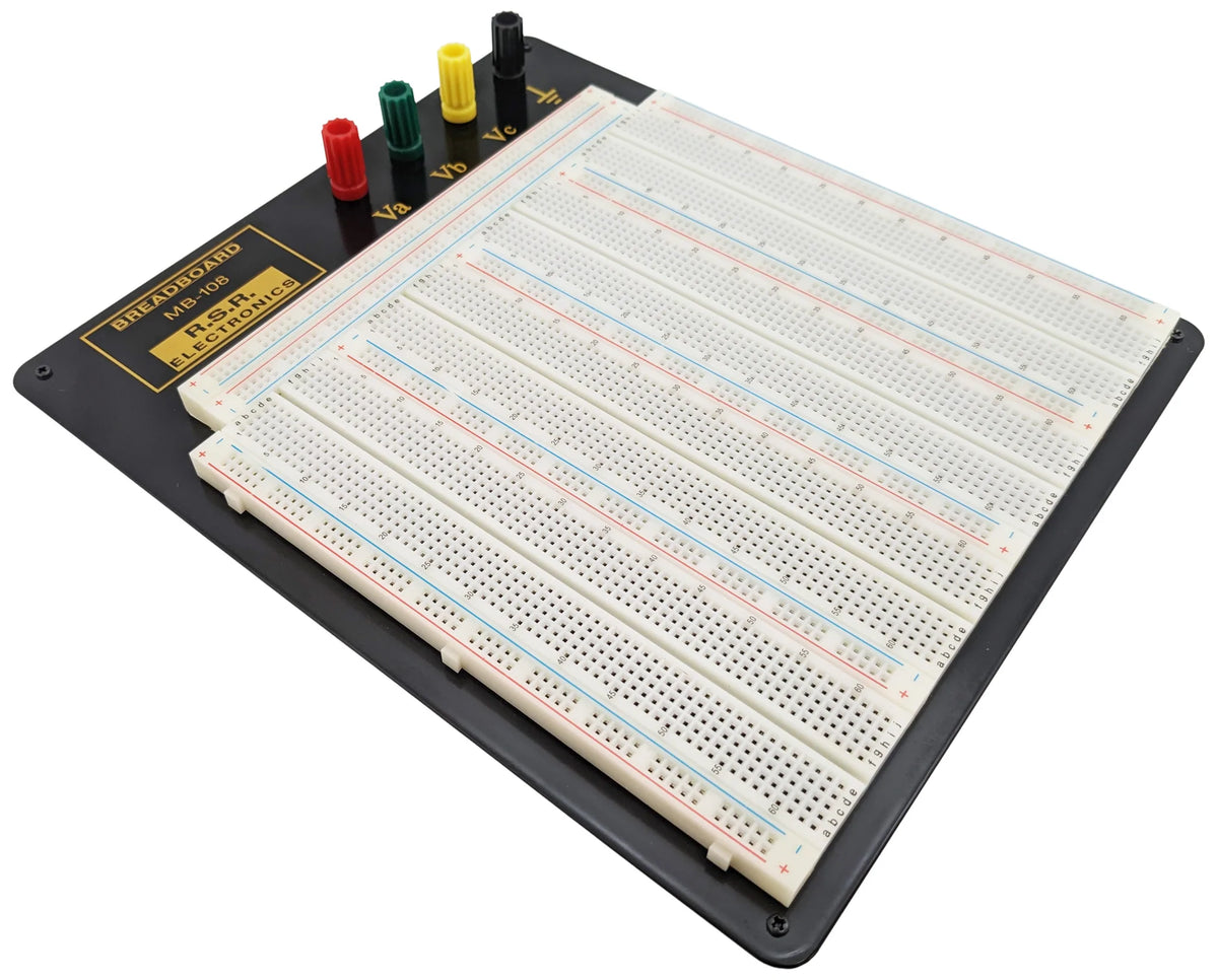 Premium Solderless Breadboard 3,220 Contact Points, 4 Binding Posts, I ...