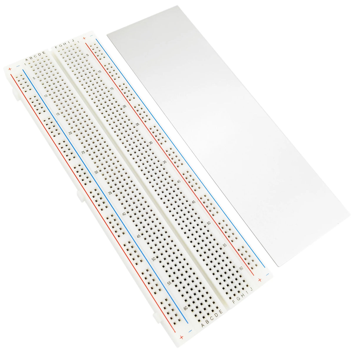 Solderless Breadboard, 830 Tie Points, 6.5" x 2.1", RoHS Compliant ...