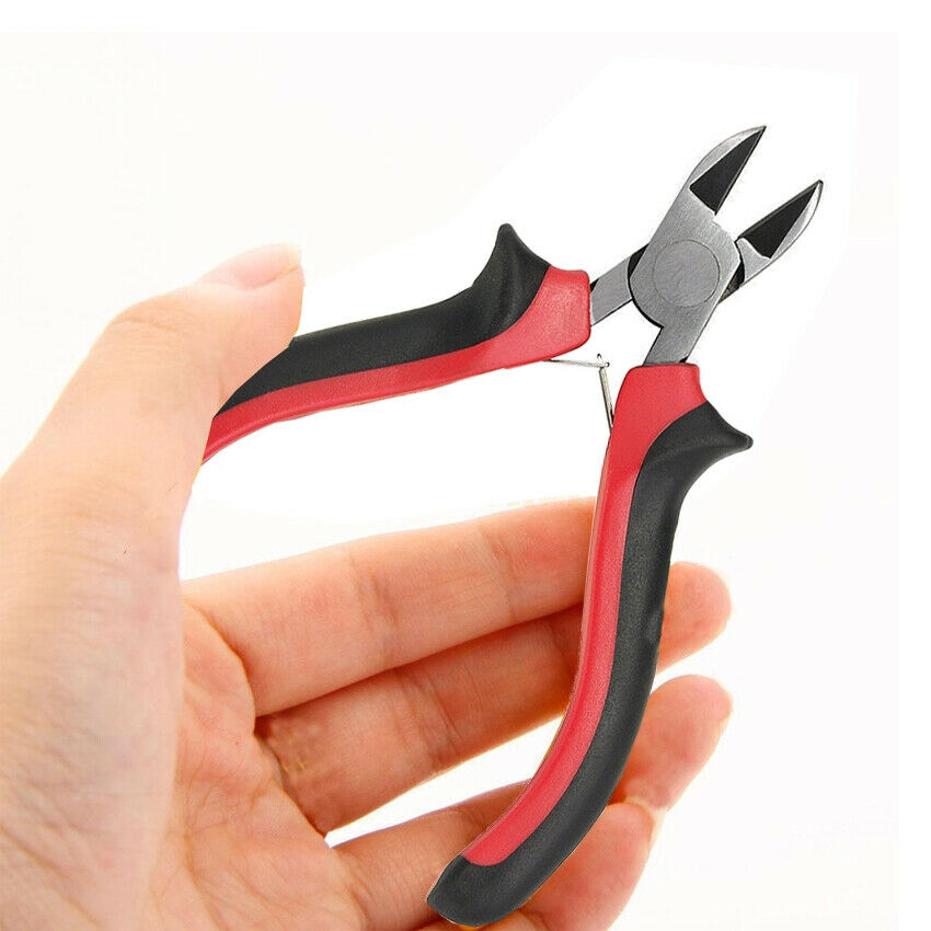 Mini Diagonal Cutter with Return Spring and Rubber Grip Handle ...