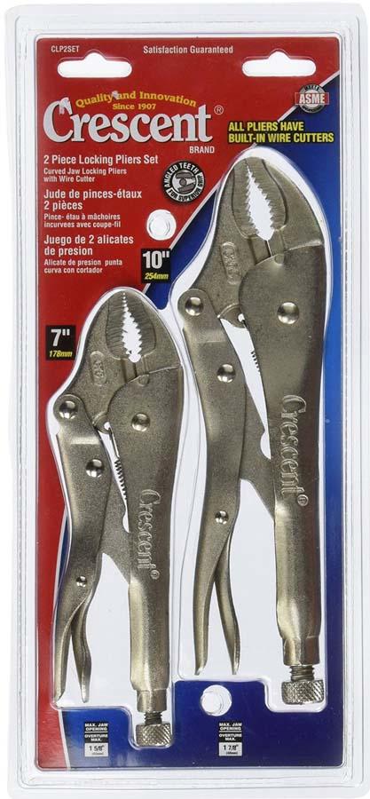 Crescent Locking Plier Sets - 2 Piece – Electronix Express