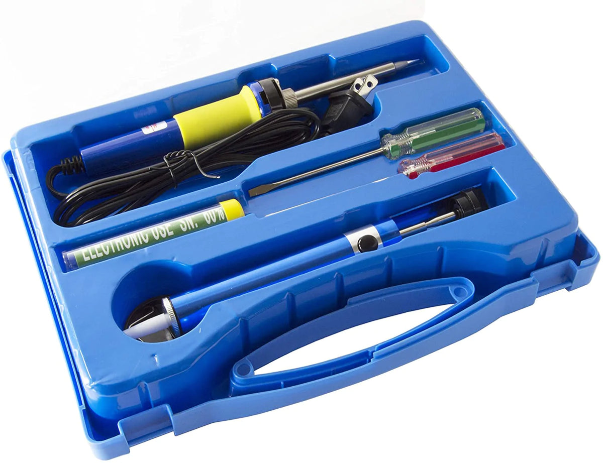 Soldering Iron Kit - Includes 30w Soldering Iron, Solder, Desolder Pum ...