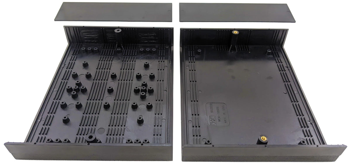 Black Project Box Enclosure with Lid and Screws, 7.9" x 6.3" x 2.5 ...