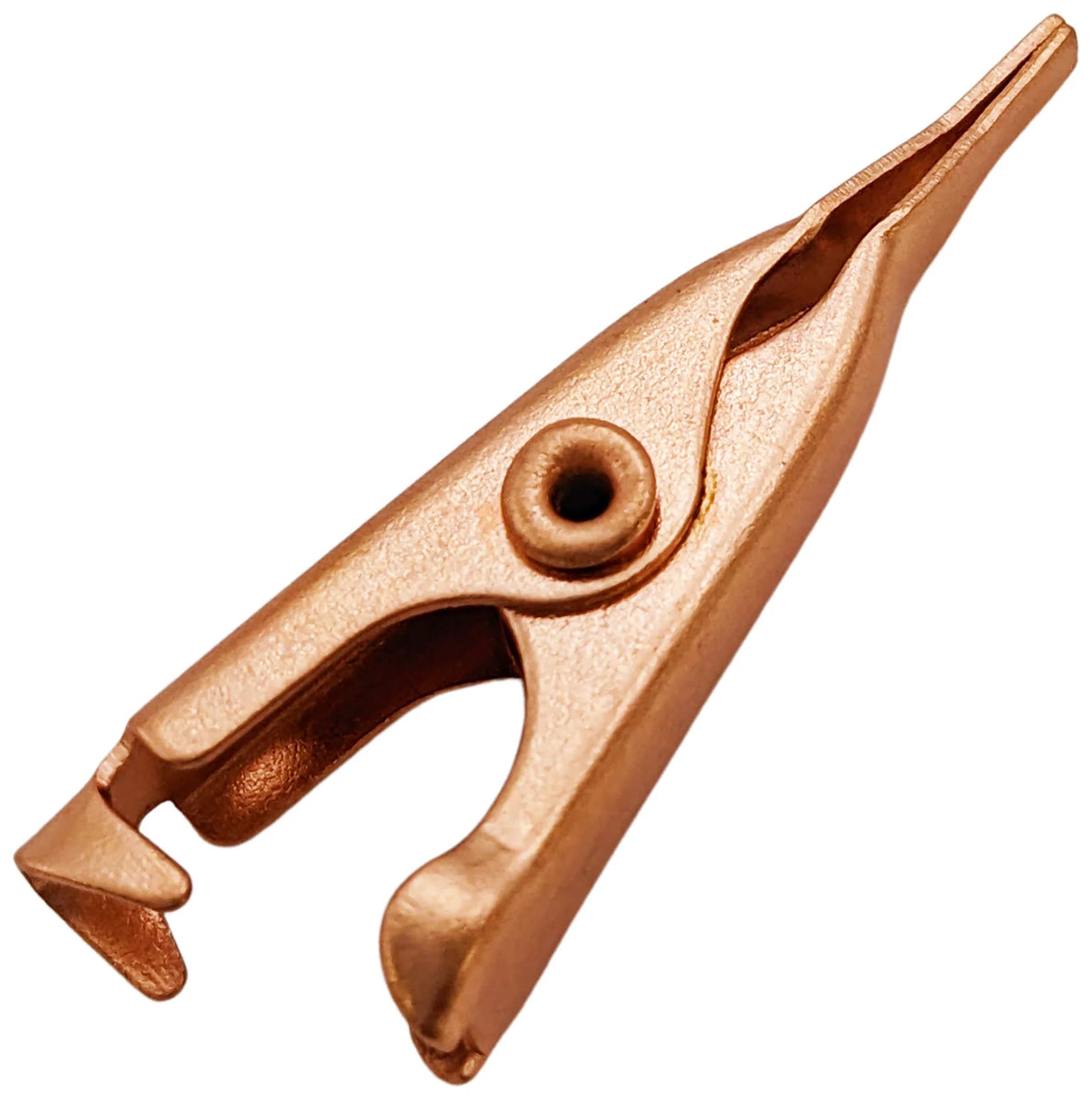 Micro Copper Plated Alligator Clip with Smooth Toothless Jaws, 1 Inch ...
