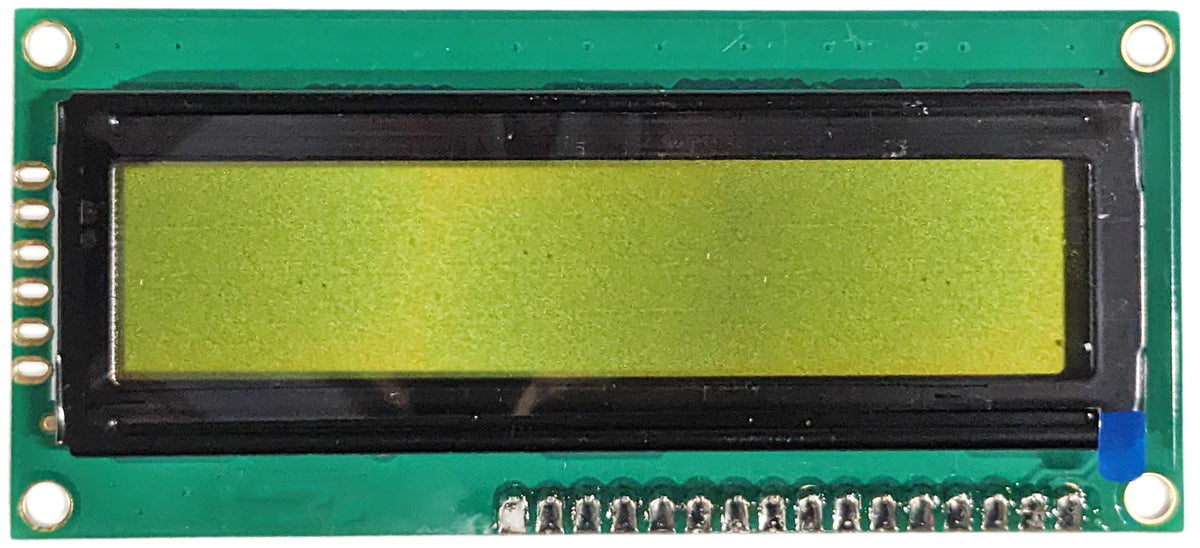16 x 2 Dot Matrix LCD Module with Header Pins, Includes Driver & Contr ...