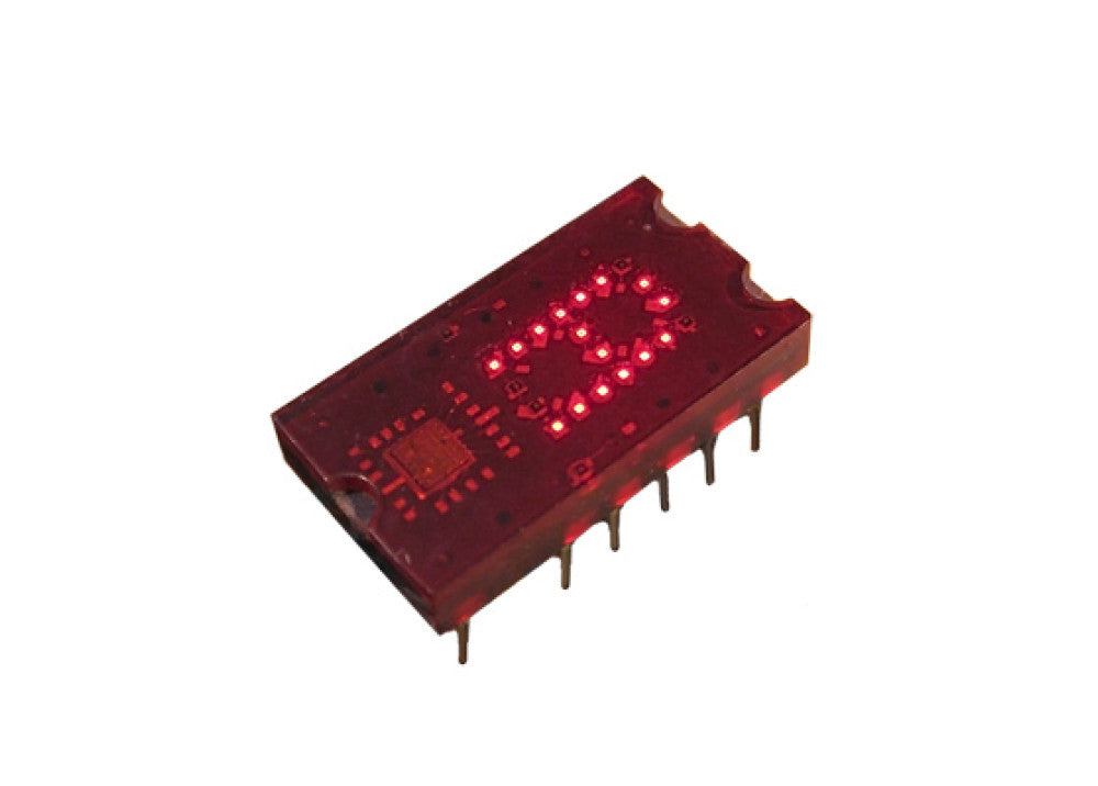 7 Segment Display 4x7 Matrix With Logic Red Char. Ht. 0.03 In ...