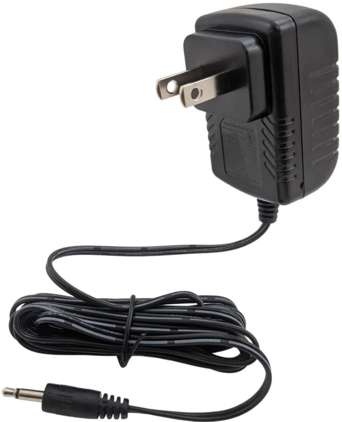 Wall Power Adapter 9V 400mA with 1/8" Mono Male Plug, Center Positive ...