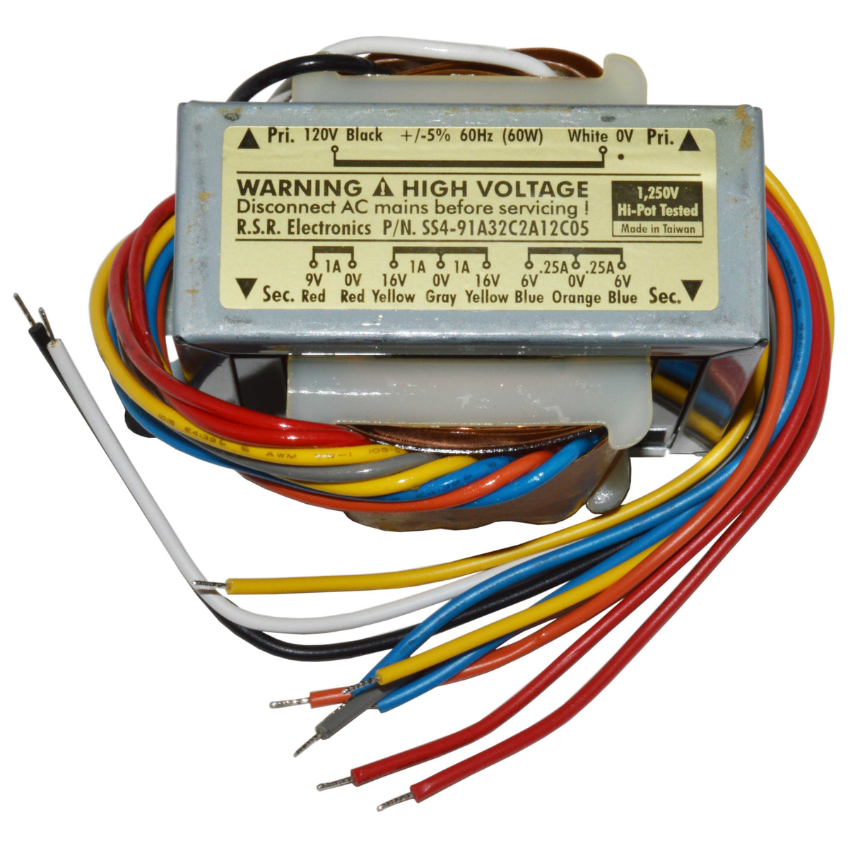 Multi-Tap Power Transformers / 32 VCT@ 1A / 12 VCT @ 1/4 A / 9VCT @ 1A ...