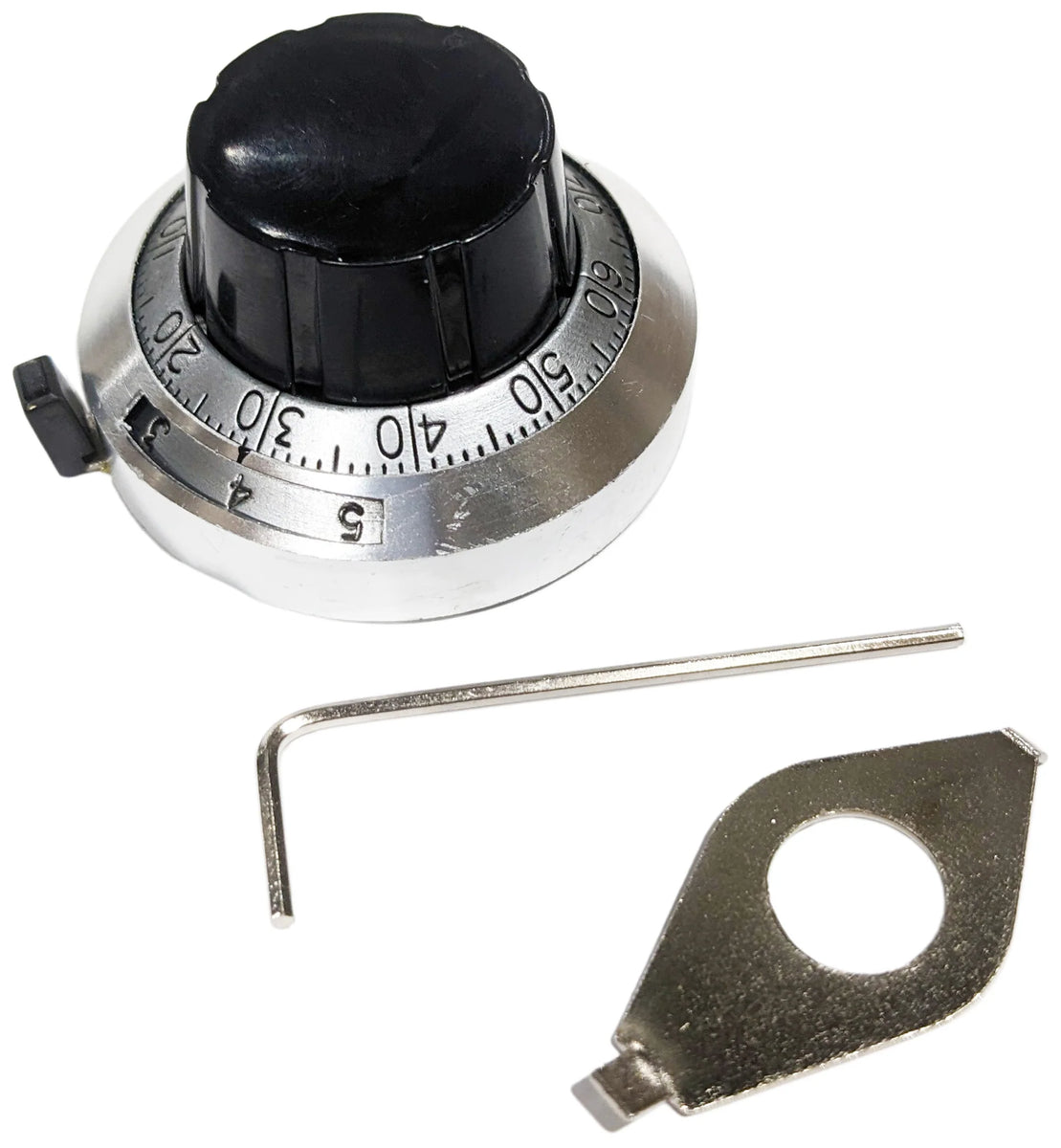 Turns Counting Dial, Satin Chrome, 1.8" Diameter – Electronix Express