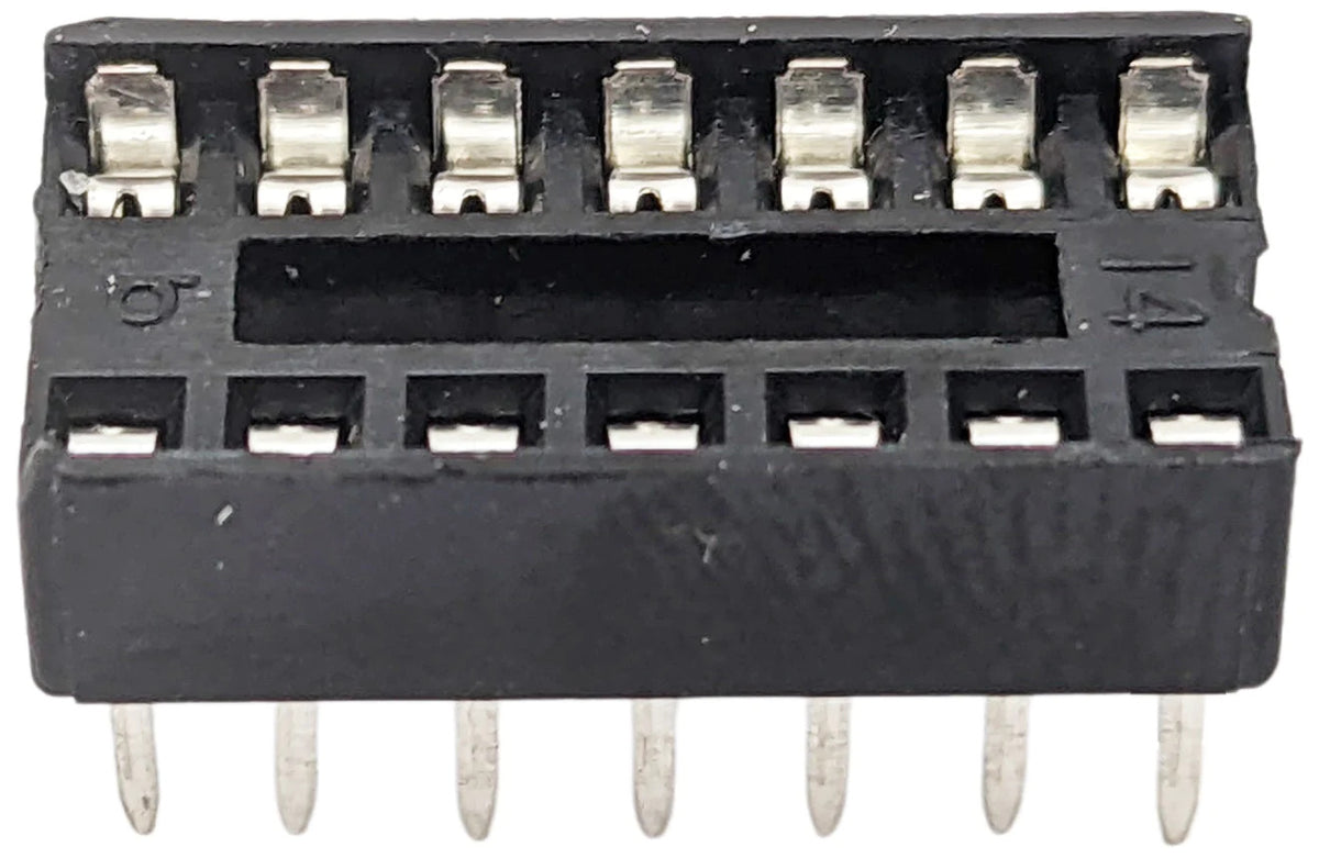 14 Pin Solder Tail, Low Profile IC Socket – Electronix Express
