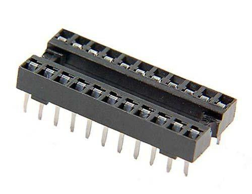 Solder Tail Low Profile IC Socket, 22 Pins, 0.3" Lead Spacing ...