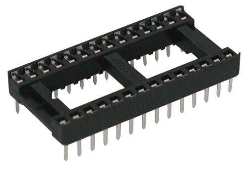 Solder Tail Low Profile IC Socket 28-Pins - Wide – Electronix Express
