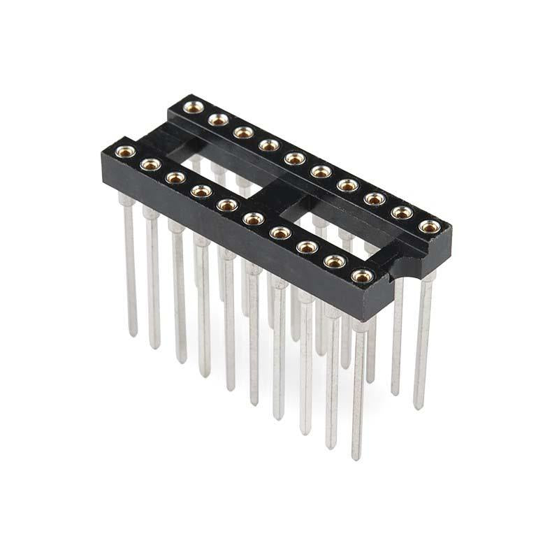 Machine Tooled Wire Wrap IC Socket 20-Pins – Electronix Express