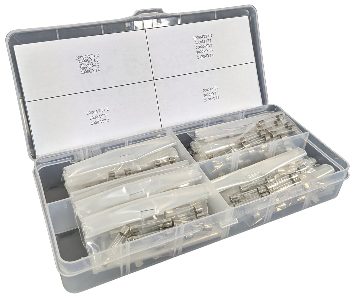 Fuse Assortment Kit with Storage Case, Includes 160 Fuses Total (16 Di ...